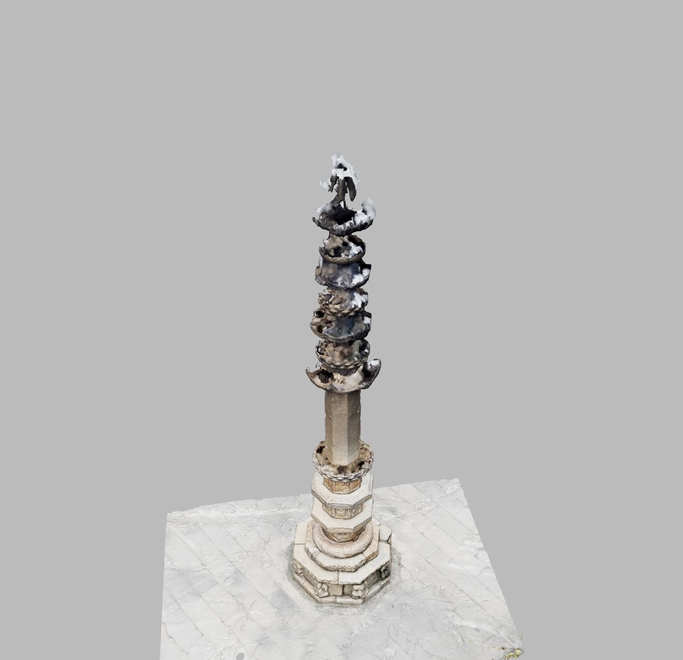 The Stone Sutra Pillar at Chengtian Monastery | FUNES